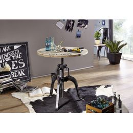 Tisch Mango 75x75x78 natur bedruckt FACTORY #135