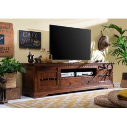 TV-Board Akazie 200x45x55 nougat lackiert OXFORD #326