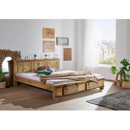 Bett Mango 180x200 natur lackiert RAILWAY #142