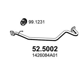 Asso Abgasrohr 52.5002 Mitte f&uuml;r SUZUKI 1426084A00 1426084A01