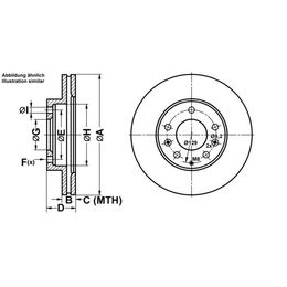 ATE Bremsensatz-Vorderachse IJF141BNY1 Bremsensatz, Scheibenbremse vorne rechts links bel&uuml;ftet 273mm f&uuml;r MAZDA FORD GF3Y-33-25X CBY1-33-23ZC CBY9-33-2
