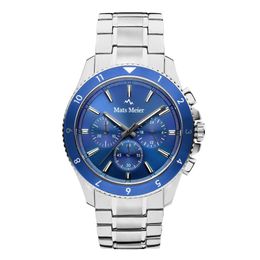 Mats Meier Analog Watch male Silver size One Size