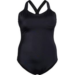Swim by Zizzi Badeanzug 'Sfilli' Damen Gr&ouml;&szlig;e 8XL schwarz