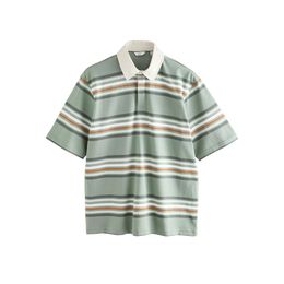 next Poloshirt Herren Gr&ouml;&szlig;e XS gr&uuml;n / dunkelgr&uuml;n / orange / wei&szlig;
