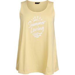 ZIZZI Top 'Vmy' female Yellow size XXXL