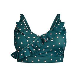 Swim By Zizzi Bikini Top 'Katrin' female Green size 58