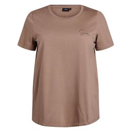 ZIZZI Shirt 'Vevelyn' female Brown size XXL