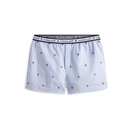 Tommy Jeans Shorts Damen Größe 34 navy / taubenblau / rot / weiß