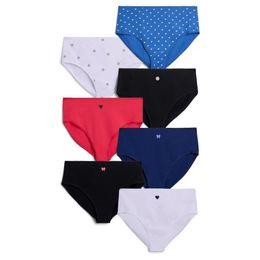 Devoted by Zizzi Slip 'Lweek' Damen Gr&ouml;&szlig;e 11XL blau / navy / rot / schwarz / wei&szlig;