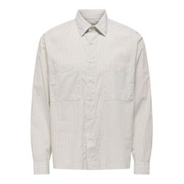 Only & Sons Only & Sons Button Up Shirt male Grey size S