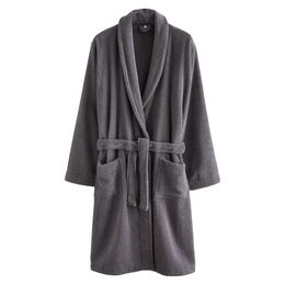 next Long Bathrobe male Grey size XXXL