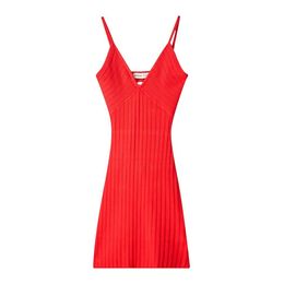 Bershka Kleid Damen Gr&ouml;&szlig;e 36 rot Winterkleid