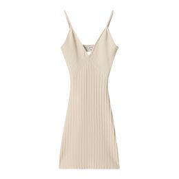 Bershka Dress female Beige size L