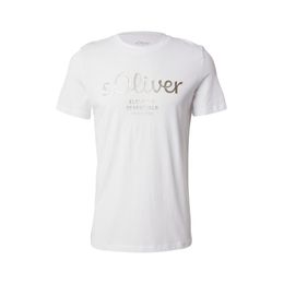 s.Oliver T-Shirt Herren Gr&ouml;&szlig;e XXL gold / wei&szlig;