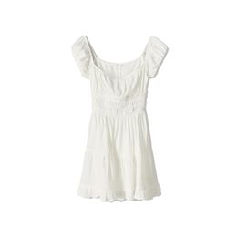 Bershka Kleid Damen Gr&ouml;&szlig;e 34 offwhite