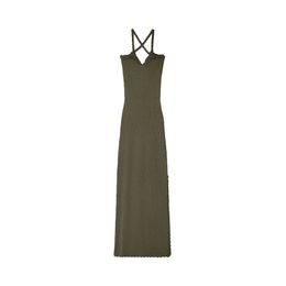 Bershka Knitted dress female Green size M