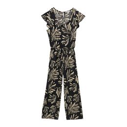 Tom Tailor Denim Jumpsuit Damen Größe L nude / mint / schwarz
