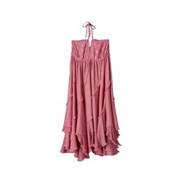 Bershka Kleid Damen Größe 40 altrosa