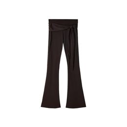 Bershka Hose Damen Gr&ouml;&szlig;e 34 kastanienbraun