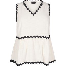 ZIZZI Blouse 'MCINNA' female Beige size XS
