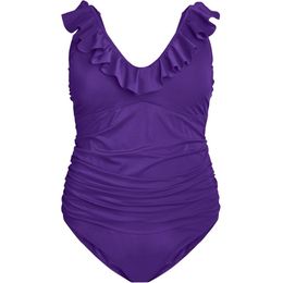 Swim By Zizzi Swimsuit 'SKITRIN' female Purple size 50