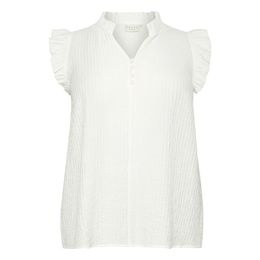 Kaffe CURVE Bluse 'Lyana' Damen Größe 6XL weiß