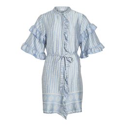 Vila Shirt Dress female Blue size 40