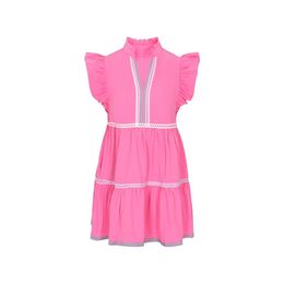 NAEMI Kleid 'Fashion Look' Damen Gr&ouml;&szlig;e 38 t&uuml;rkis / helllila / pink / wei&szlig; Winterkleid