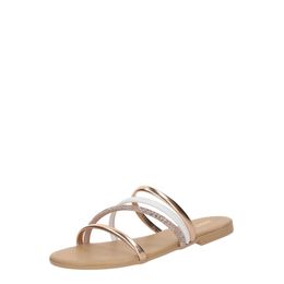 ABOUT YOU Pantolette 'Pia' Damen Größe 41 gold / weiß