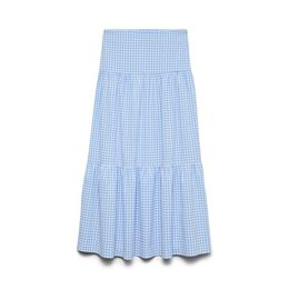 Véro Moda VERO MODA Rock 'VMVichy' Damen Größe 38 himmelblau / weiß