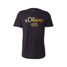s.Oliver Shirt male Black size 3XL