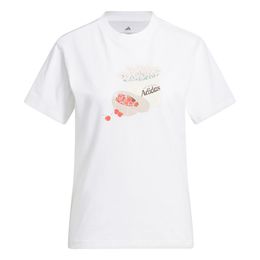 adidas Sportswear Performance Shirt 'Farmers Market' female White size S