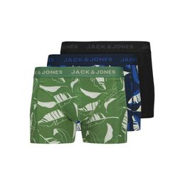 Jack & Jones JACK & JONES Boxershorts 'JACCABANAS' Herren Größe S blau / grün / schwarz