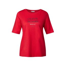 Street One T-Shirt Damen Gr&ouml;&szlig;e XXXL rot / schwarz