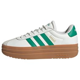 adidas Sportswear Sneaker 'Court Bold' Damen Größe 41/41.5 kitt / gold / tanne / weiß