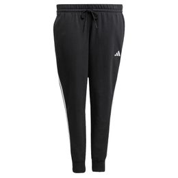 adidas Sportswear Sporthose 'Essentials' Damen Gr&ouml;&szlig;e 4XL schwarz / wei&szlig;