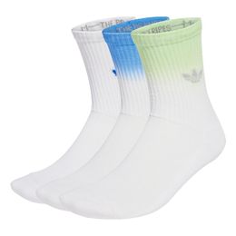 adidas originals Socks 'Ombre Crew 3 Pairs' female White size 31-33
