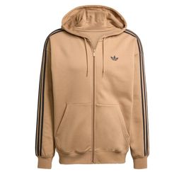 adidas originals Zip-Up Hoodie 'Adicolor' male Beige size XXS