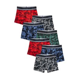 next Boxershorts Jungen Gr&ouml;&szlig;e 104 blau / grau / gr&uuml;n / rot