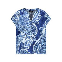 monari Bluse Damen Gr&ouml;&szlig;e M blau / aqua / wei&szlig;