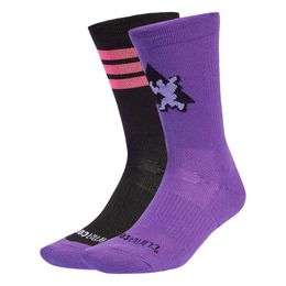 adidas Sportswear Sportsocken 'x Jeremy Scott Pride' Herren Größe 46/48 lila / helllila / hellpink / schwarz