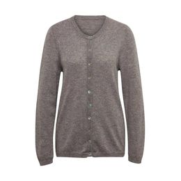 GOLDNER Strickjacke Damen Größe M/L grau