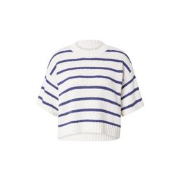 MSCH COPENHAGEN Pullover 'Hannalie' Damen Größe XS/S ecru / marine