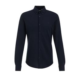 WE Fashion Button Up Shirt male Blue size S
