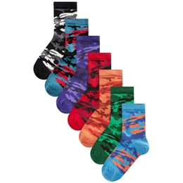 next Socken Mädchen Größe 26.5/30.5 hellblau / grün / lila / orange / rot / schwarz