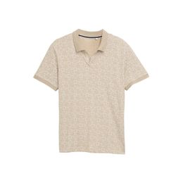 Tom Tailor Poloshirt Herren Größe XXL beige / weiß