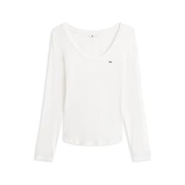 Tommy Jeans Shirt 'ESSENTIAL' female White size M