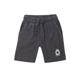KOROSHI Shorts Jungen Gr&ouml;&szlig;e 104 anthrazit / wei&szlig;
