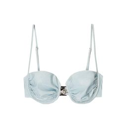 Bershka Bikini Top female Blue size L