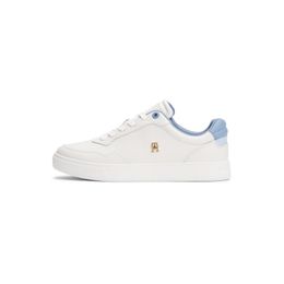 Tommy Hilfiger Sneaker 'ESSENTIAL' Damen Gr&ouml;&szlig;e 37 ecru / hellblau